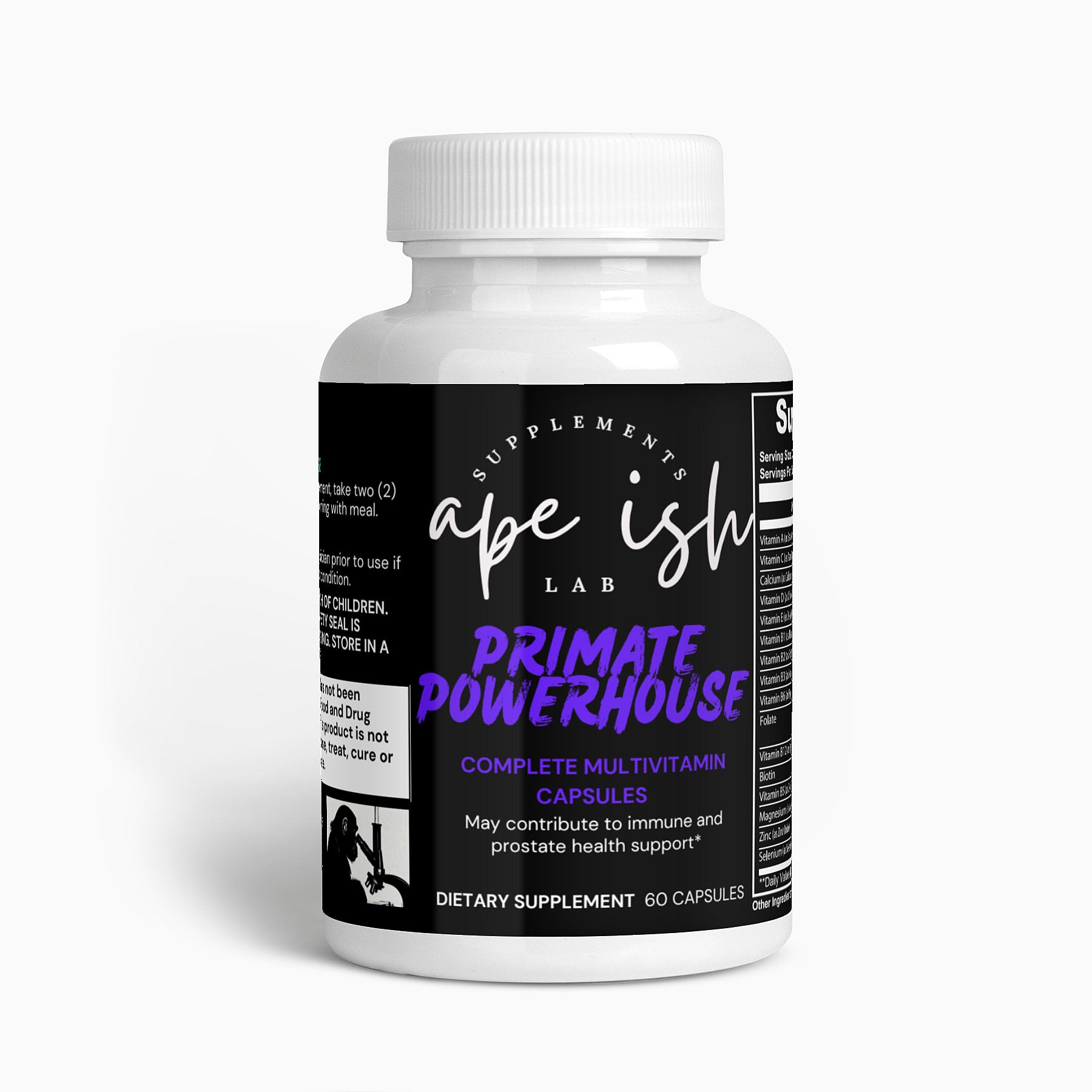 Apeish LAB Primate Powerhouse Multivitamin – Daily Complete Vitamin ...